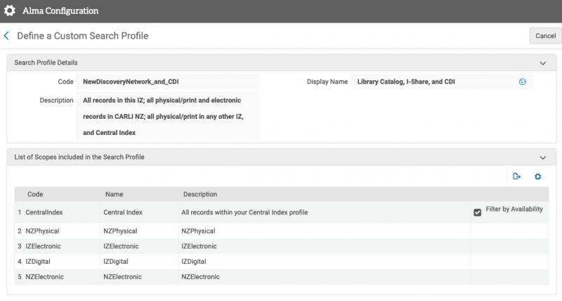 Add I-Share Results to "Everything" Search in Primo VE | CARLI